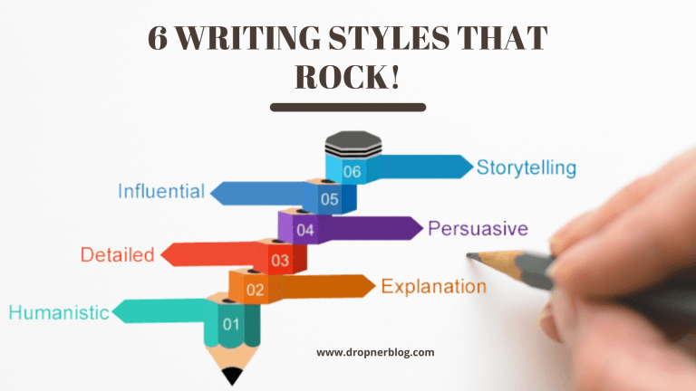 6 Writing styles that rock! – Dropner Graphic Explainer